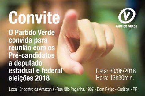 Modelo De Convite Para Reuniao Politica