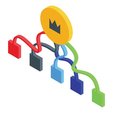Structure Hierarchy Icon Isometric Style 15647385 Vector Art At Vecteezy