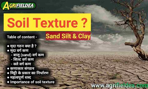 Soil Texture in Hindi मद कणकर मद गठन कय ह What is Soil