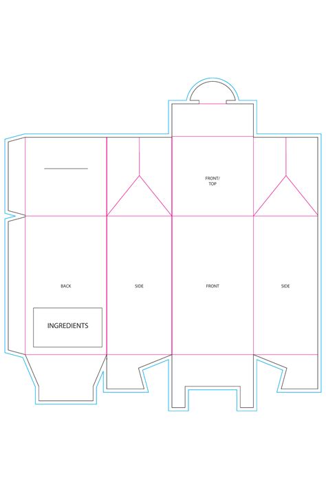 Gable Box Template Download Printable Pdf Templateroller