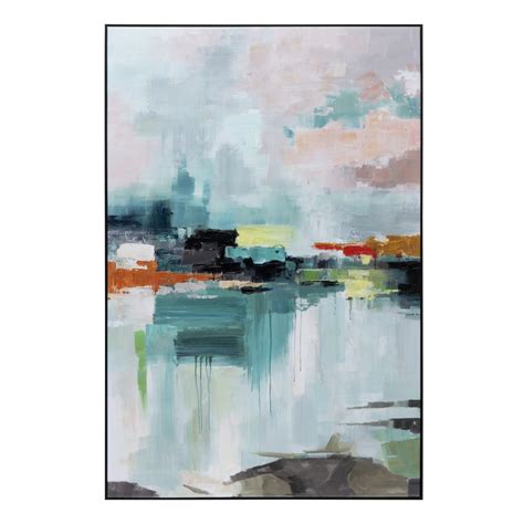 Crestview Augusta Hand Finished Wall Art Care Free Home Furnishings
