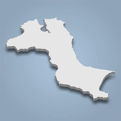 3d Isometric Map Of Bangka Is An Island In Indonesia 8364560 Vector Art