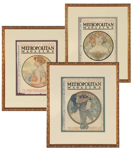 58 Alphonse Mucha Cover For Metropolitan Magazine