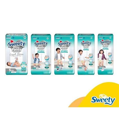Jual Sweety Silver Soft Cloud S32m28l26xl24xxl22 Shopee Indonesia