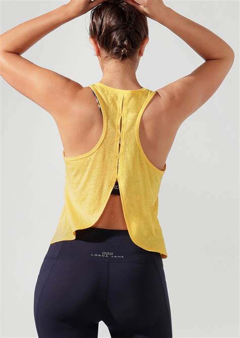 Free Flow Open Back Tank Lorna Jane Sg