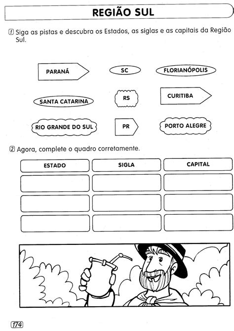 Blog Professor Zezinho Atividades Sobre As Regiões Do Brasil Para Imprimir