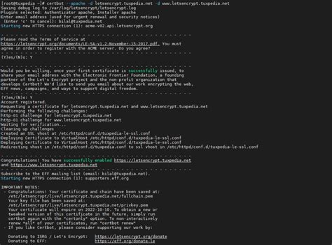 How To Install Lets Encrypt With Apache On Centos 7 Tuxpedia