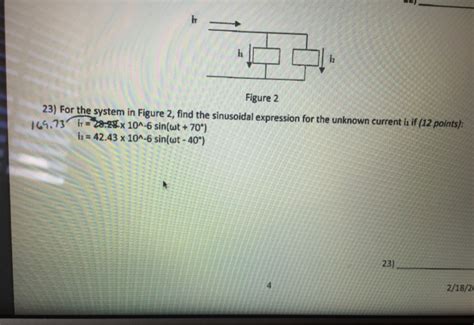 Solved 14 The Voltage V Across A 6 Capacitive Reactance
