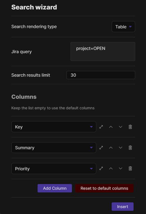 Commands Obsidian Jira Issue