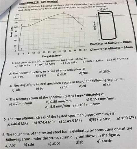 Solved Question 1 20 Marks Answer Questions 1 6 Using Chegg Com