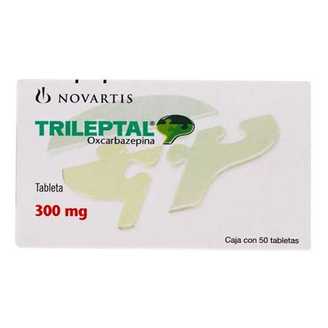 Novartis Trileptal 300 Mg Grag 50 Oxicarbazepina 5 H E B México