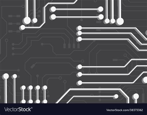 Circuit Technology Background With Hi Tech Digital