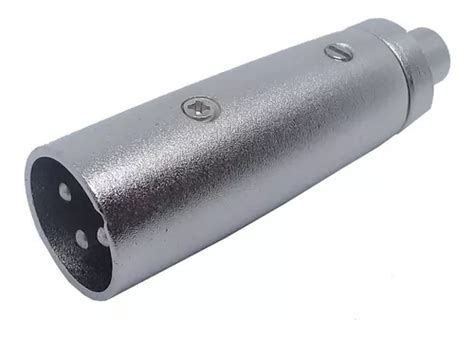 Adaptador Canon Xlr Macho A Rca Hembra Copla Cuotas Sin Interés