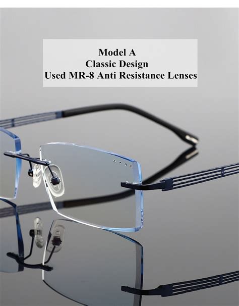 Chashma Ottica Mens Rimless Eyeglasses Fuzweb