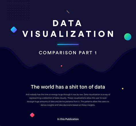 A Guide To Data Visualization Comparison Part Behance