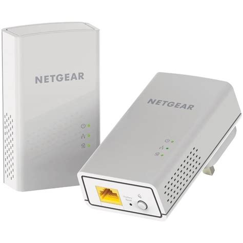 Netgear Pl1000 1 Port Gigabit Ethernet Powerline Kit Pl1000 100aus