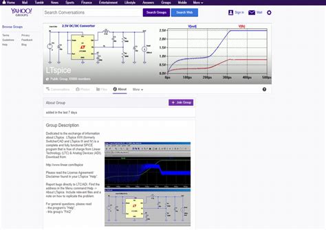 YAHOO GROUPSLTspiceの登録方法 Spiceman