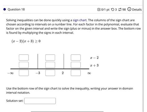 Solving Inequalities Can Be Done Quickly Using A Sign