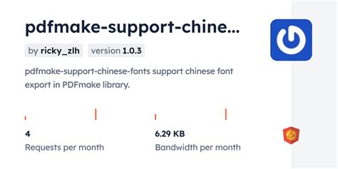 Pdfmake Support Chinese Fonts Cdn By Jsdelivr A Cdn For Npm And Github