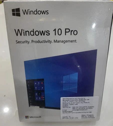 Windows 10 Pro USB Box Free Download Available At 3800 Piece In New Delhi ID 2851492362748