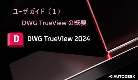 DWG TrueView ユーザ ガイド1DWG TrueView の概要 電子納品サポート