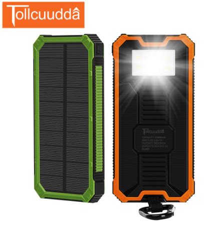 Tollcuudda DYLH01. 10000 мАч Power Bank. Портативное солнечное зарядное ...