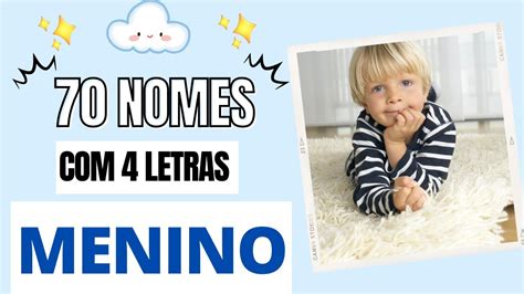 Nomes Curtos Masculinos Letras Youtube