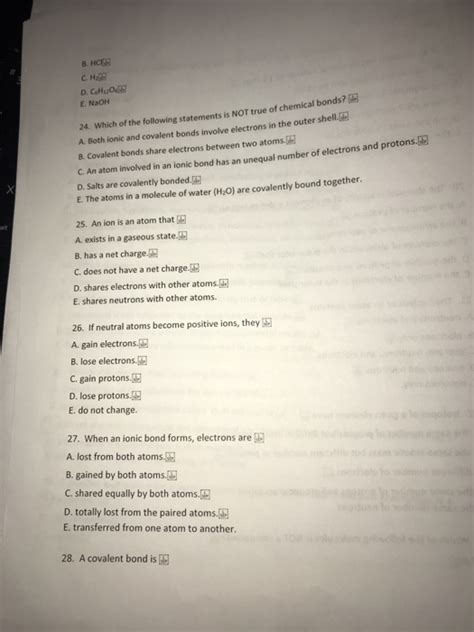 Solved D Variable E Theory 19 If An Element Has An