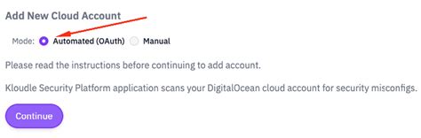 How To Onboard Digitalocean To Kloudle Using Automated Onboarding