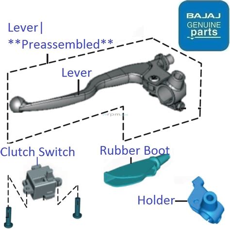 Bajaj Pulsar NS125 2021 22 Clutch Lever