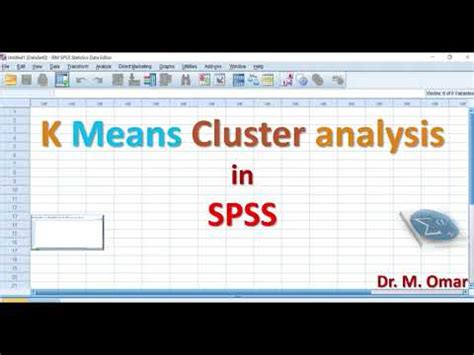 K Means Cluster Analysis In Spss Youtube