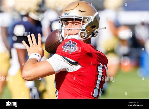 August 10 2025 Notre Dame Quarterback Cj Carr 13 During The Notre