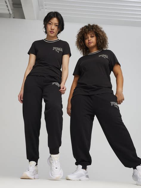 Спортивные штаны женские Puma Squad 67790101 M Черные (4099686766863 ...