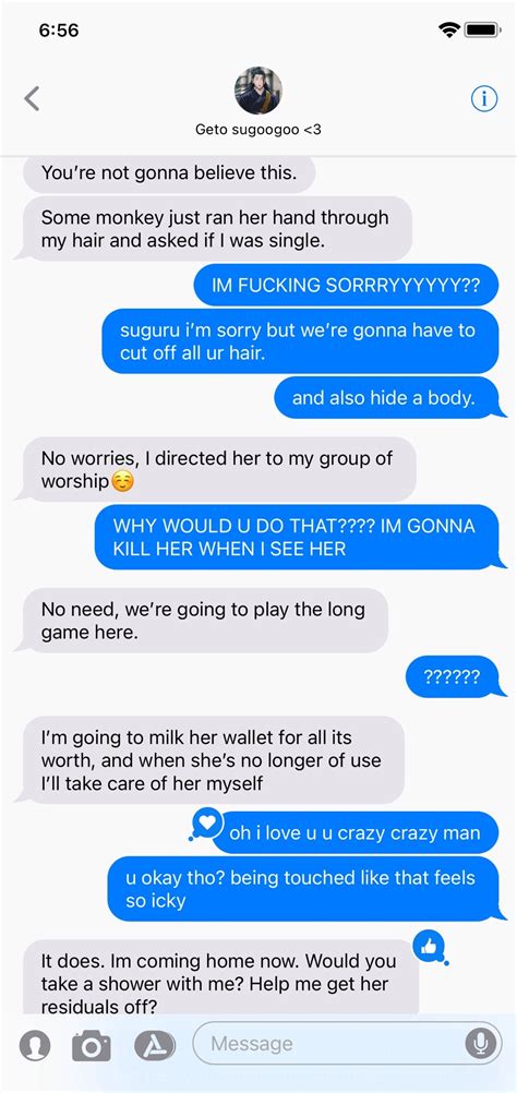 when they get hit on harassed ʚ incl gojo geto nanami toji choso higuruma shiu ino