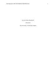 The Negative Effects Of Sex Robots Docx Running Head Are Sex Robots Beneficial Are Sex