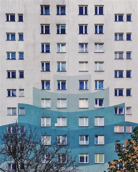 Facade Pattern Inspiration Waves In Torun Poland