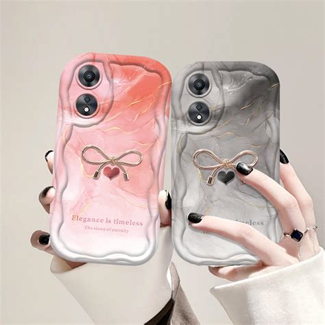 Ốp Điện Thoại Viền Gợn Sóng 3d Cho Oppo A18 38 78 58 4g 17