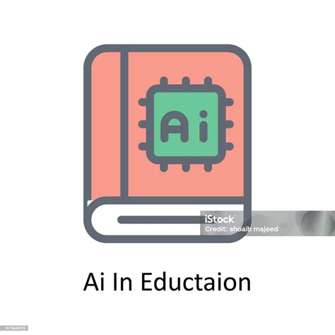 Ai 교육 벡터 채우기 개요 아이콘 간단한 스톡 일러스트 스톡 개념에 대한 스톡 벡터 아트 및 기타 이미지 개념 개성 개념