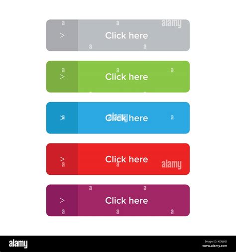 Click Here Button Set Stock Vector Image Art Alamy