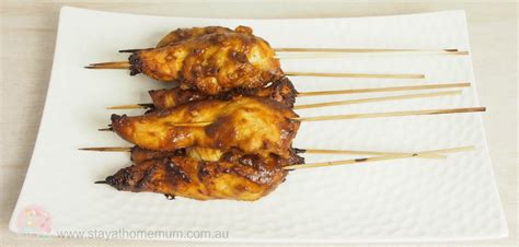 Chicken Satay Sticks Stay At Home Mum