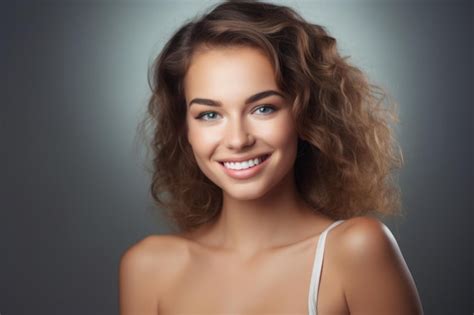 Premium Ai Image Photo Smiling Beautiful Very Cute Face Of Fit Girl