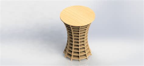 Cnc Router Laser Dxf Files Chair Stool Banquette Vectors 2d Woodworking