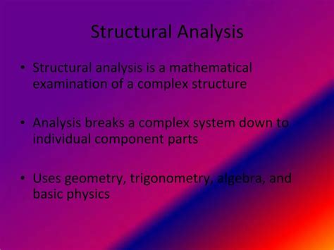 PPT Structural Analysis PowerPoint Presentation Free Download ID
