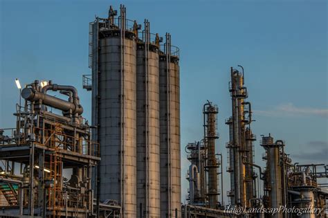 石油化学工場の夕景（神奈川県川崎市川崎区浮島町） Landscapephotogallery