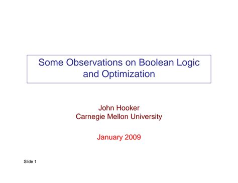 Solution Some Observations On Boolean Logic And Optimization Studypool