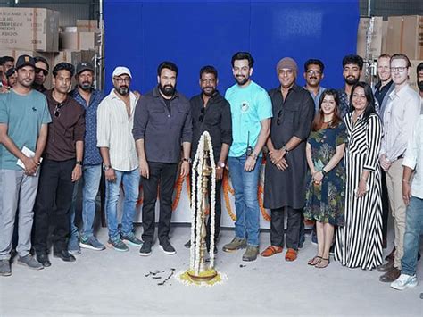 Prithviraj Sukumaran Mohanlal Begin Shooting For L2e Empuraan