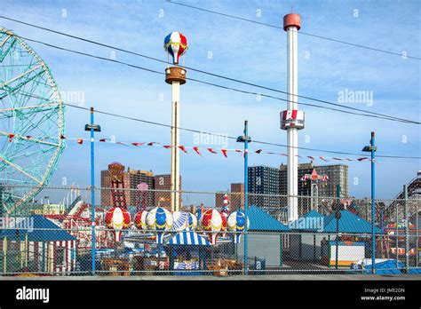 New York City Nov 20 2010 Coney Island Amusement Park In Brooklyn