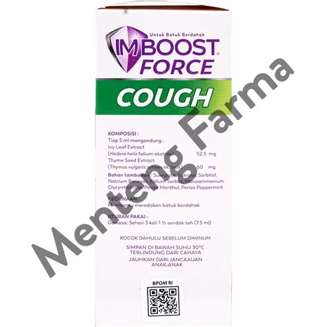 Imboost Force Cough 60 Ml Sirup Batuk Berdahak Apotek