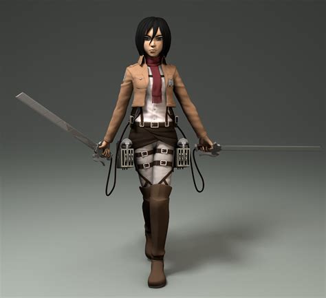 Attack On Titan Blender Models Blender Attack Titan 3d Download Tgidqq