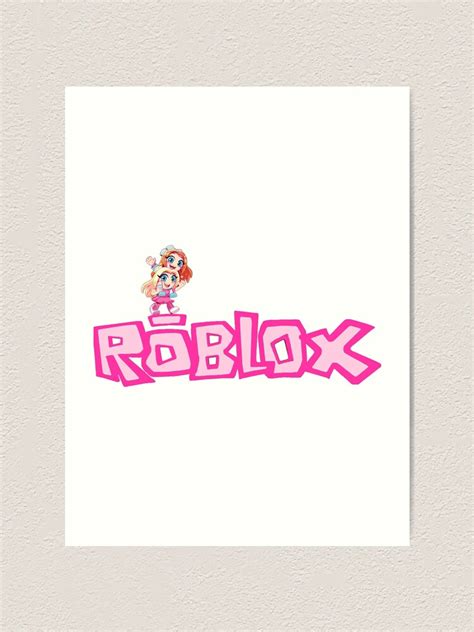 Mackenzie Turner Funny Roblox Girl Art Print For Sale By Ellie Thuma